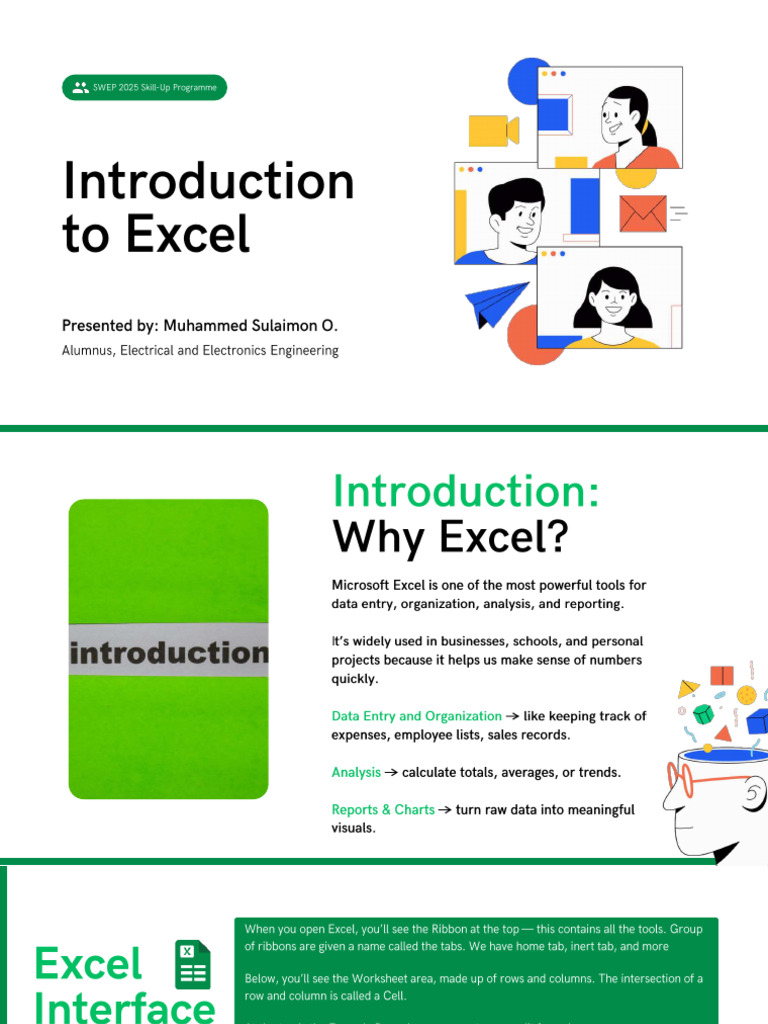 Introduction To Excel | PDF