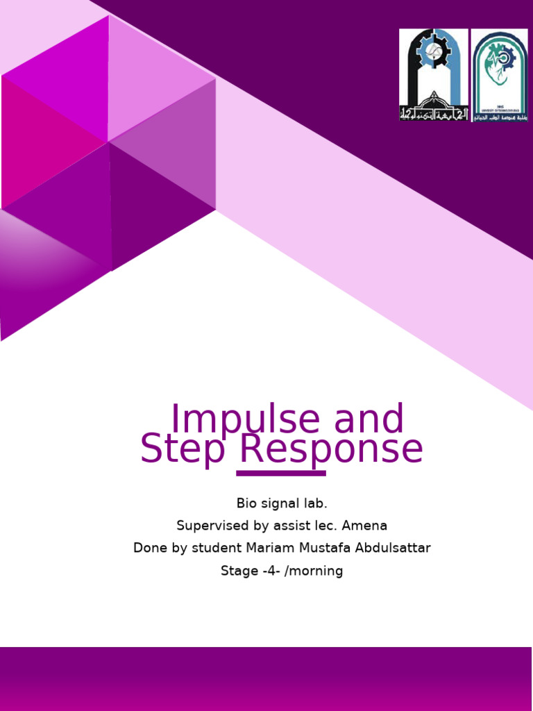 Impulse and Step Response | PDF