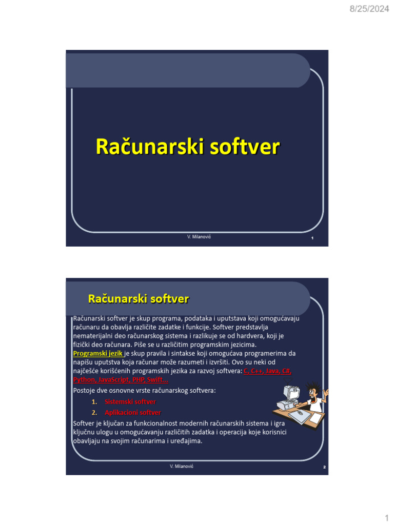 05 Racunarski Softver 24 | PDF