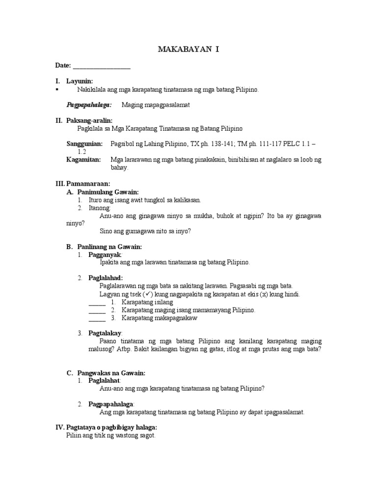 Makabayan I | PDF