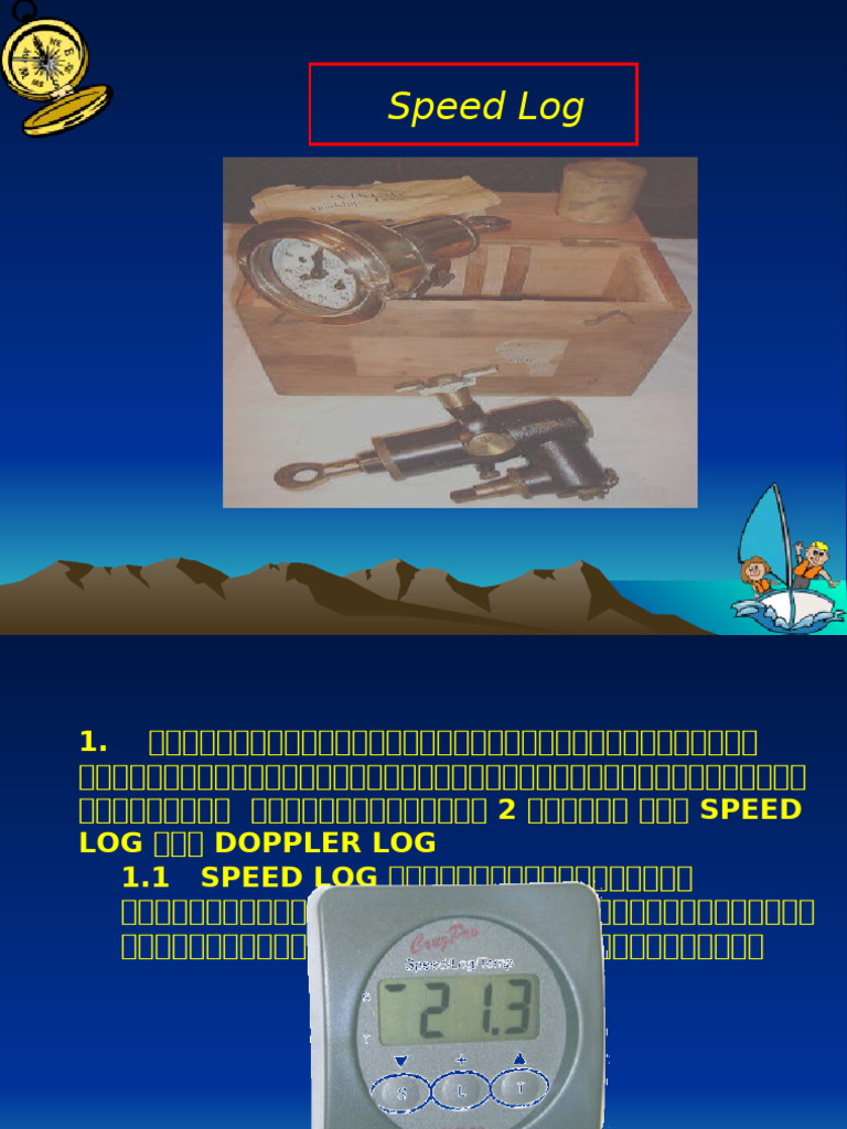 Speed - Log | PDF