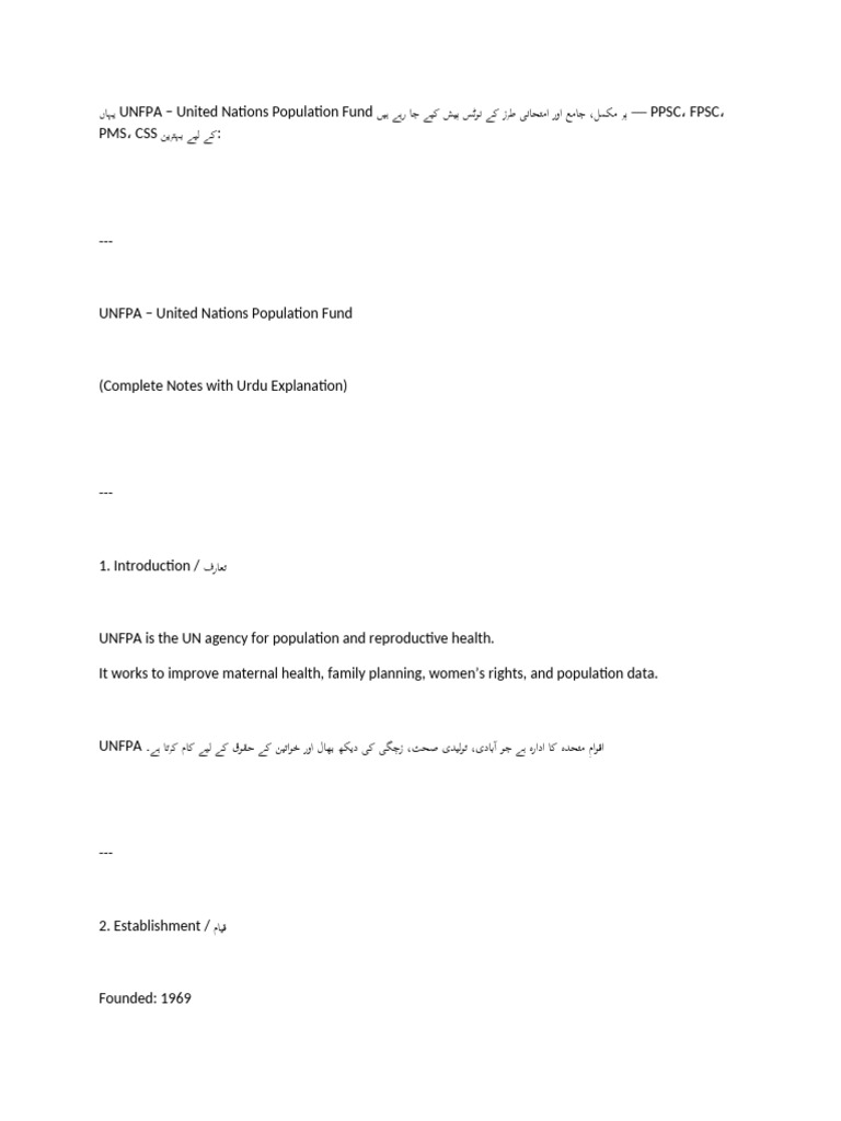 Unfpa | PDF | Family Planning | Maternal Death