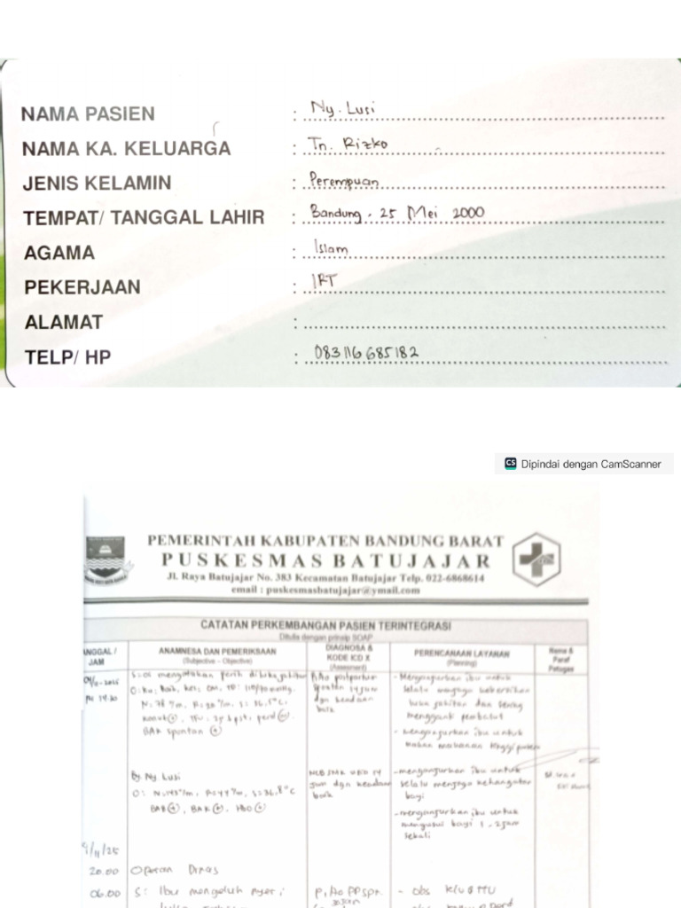 CPPT Dan Konseling Pasien Poned | PDF