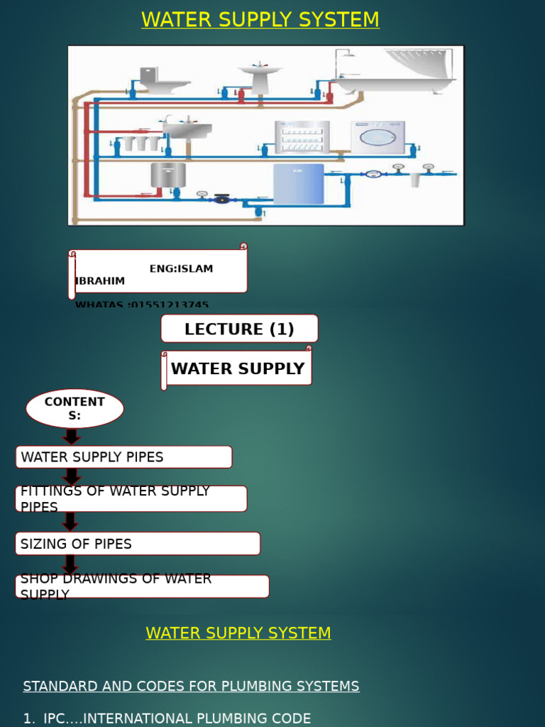 water supply lec.1 (1) | PDF