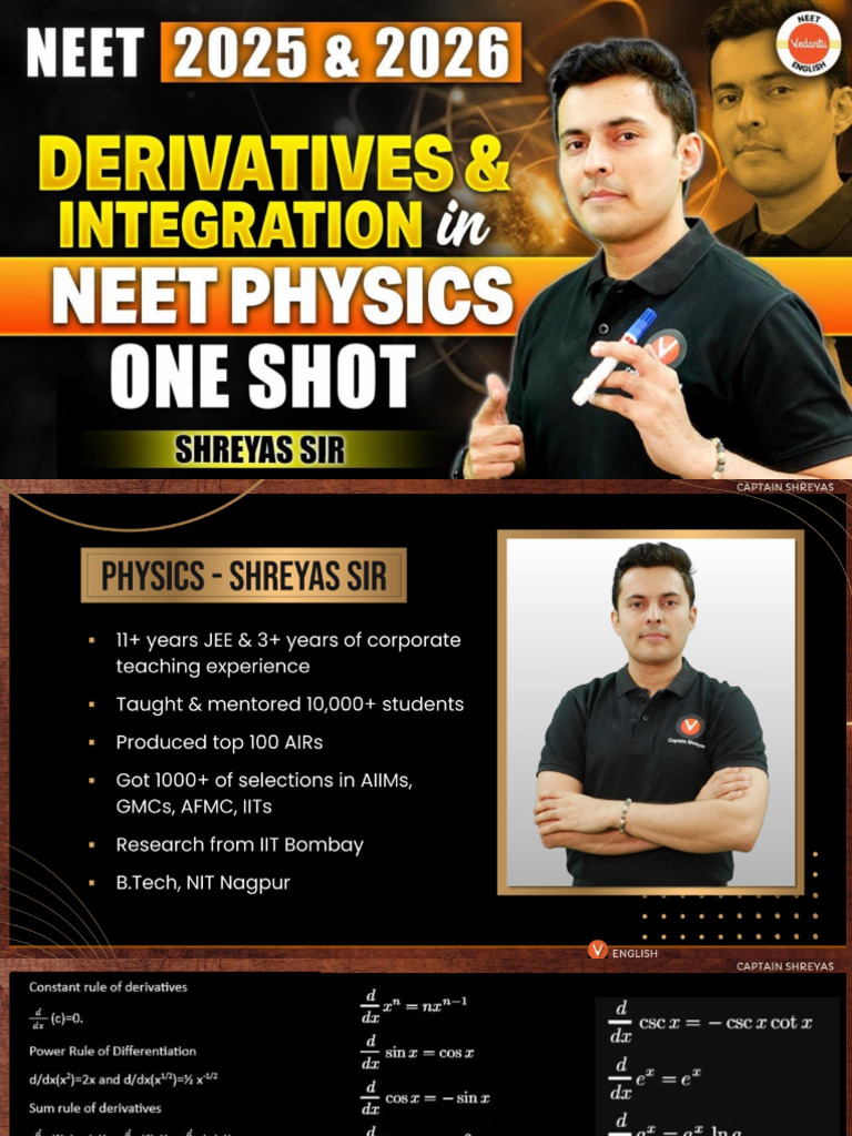 NEET Integration (Basic Maths) | PDF
