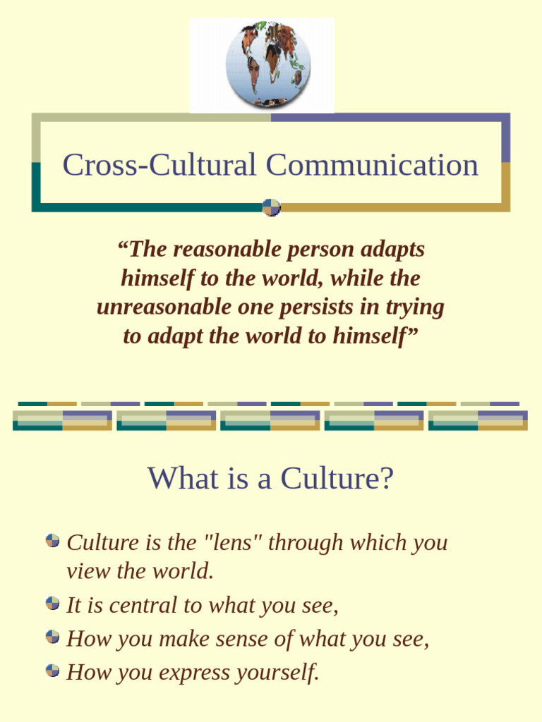 Cross-Cultural Communication (1) (1) | PDF | Communication | Nonverbal ...