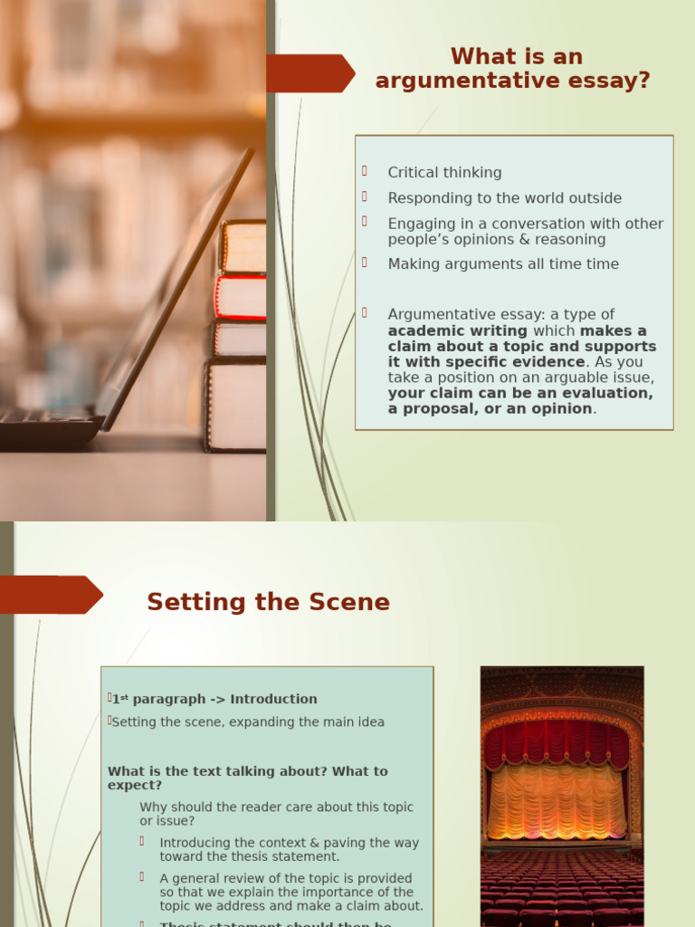 Understanding Argumentative Essays | PDF | Cost Of Living | Essays