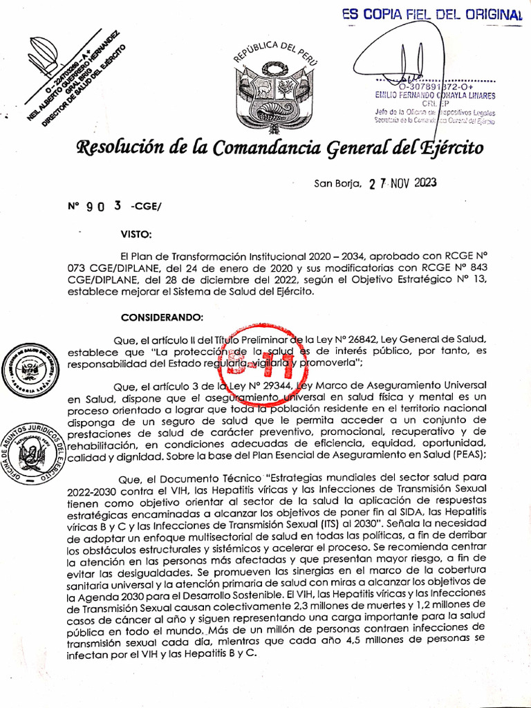 DVA N° 013 DISALE - DVA GRAL PREVENCION CONTROL DE TRANSMISION SEXUAL SIDA VIH - NOV 2023 | PDF
