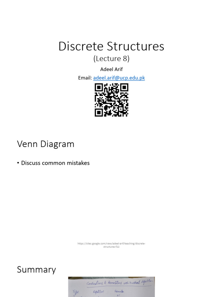 Discrete maths | PDF
