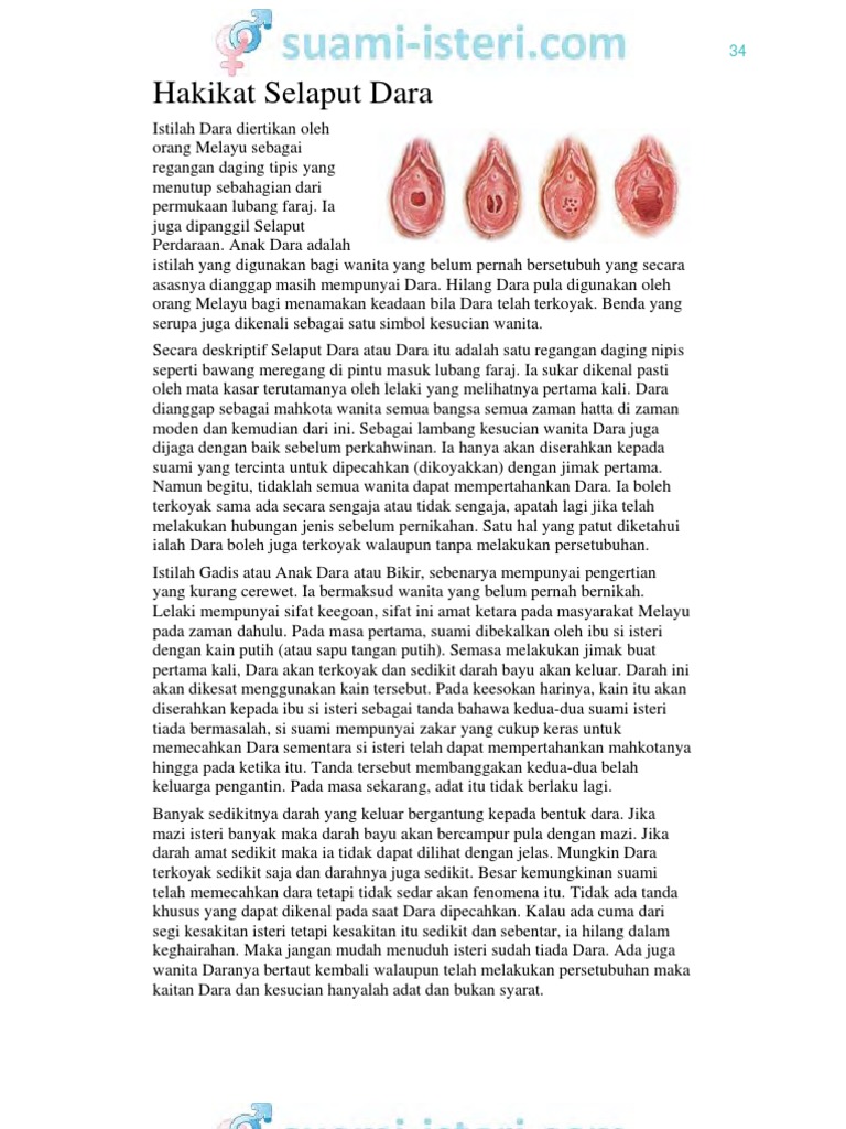 Memahami Selaput Dara dan Faraj Wanita | PDF | Seni & Disiplin Bahasa ...