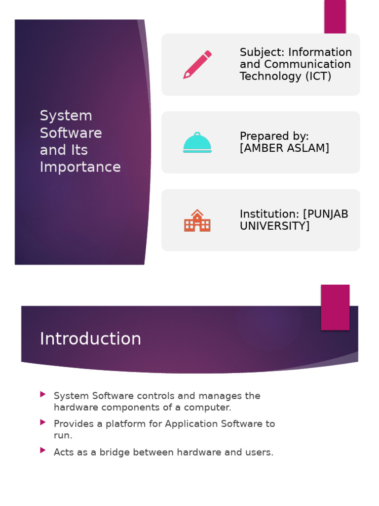 Importance of System Software Explained | PDF | Linux | Operating System