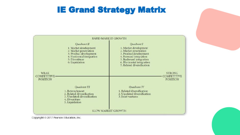 IE Grand Strategy Matrix | PDF
