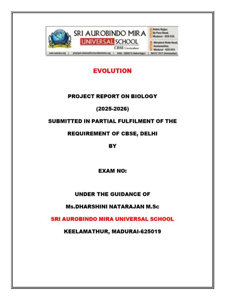 EVOLUTION IP 2026 | PDF | Homo | Human