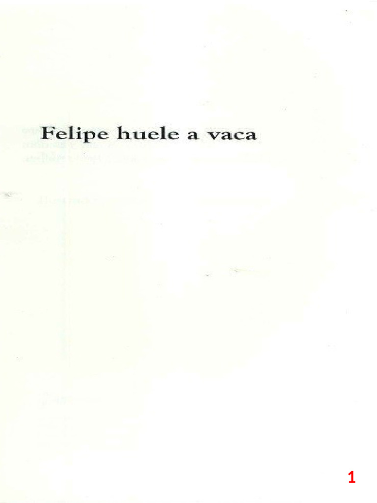Felipe Huele A Vaca | PDF