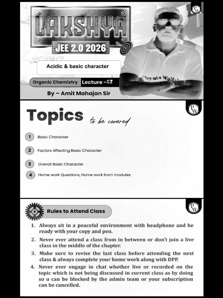Acidic and Basic Character Full Class Notes | PDF
