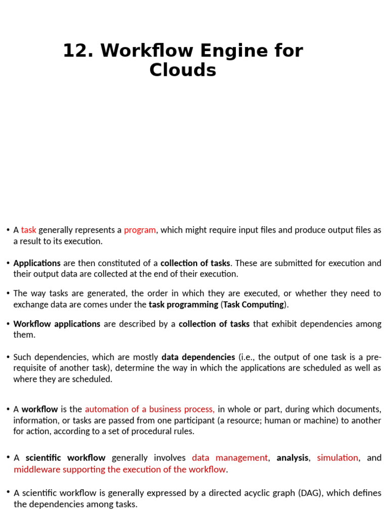 Cloud-Based Workflow Engine Overview | PDF | Cloud Computing | Computer ...