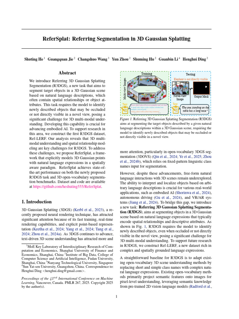 3D Gaussian Splatting Segmentation System | PDF | Image Segmentation ...