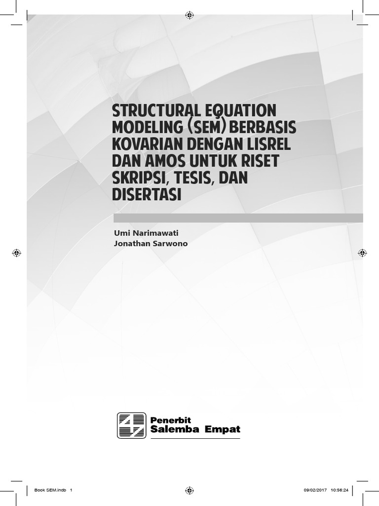 Structural Equation Modeling Berbasis | PDF