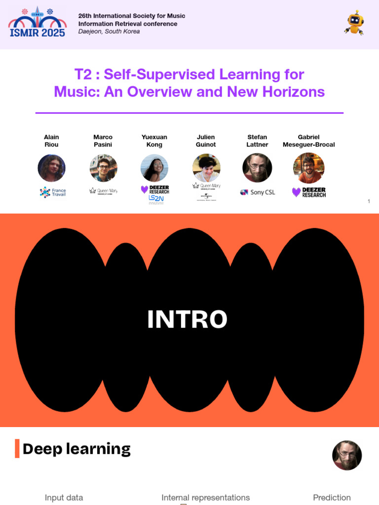 T2 - Self-Supervised Learning for Music _ an Overview and New Horizons ...