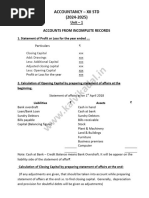 12th Accountancy Format and Formulas | PDF | Expense | Debits And Credits