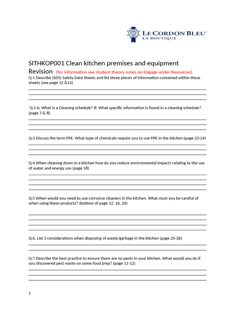Revision Questions For Assessment AT2 With Page Numbers | PDF ...