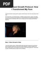 Natural Methods for Facial Forward Growth | PDF | Breathing | Face