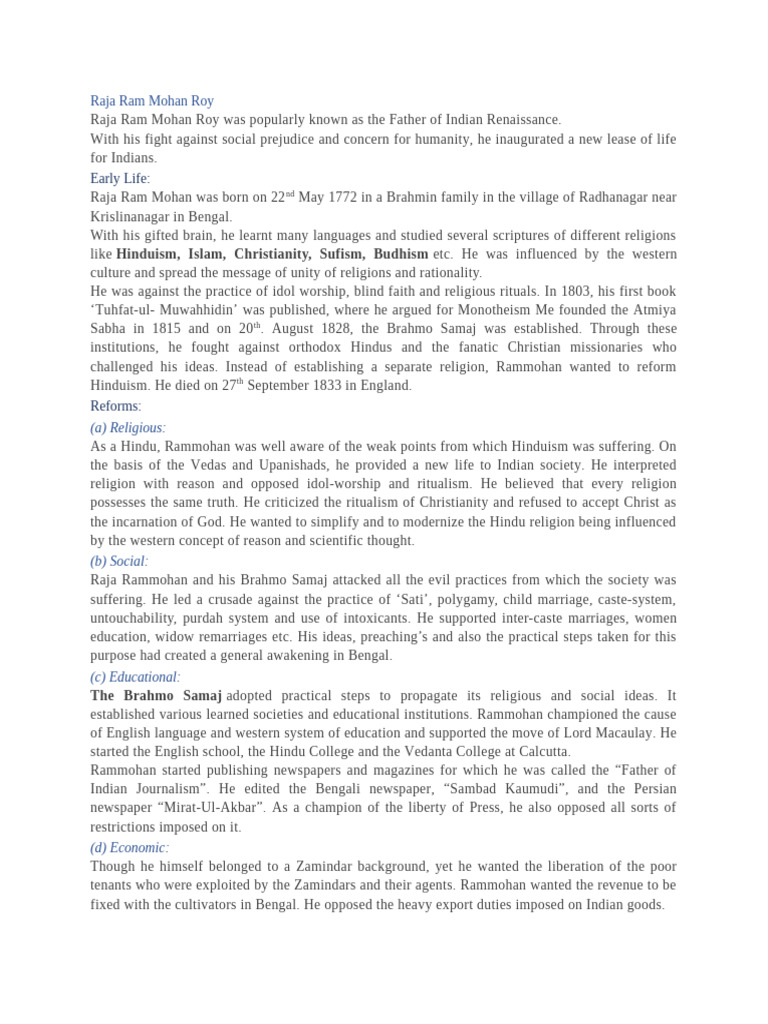 Makers of Modern India - Key People and Events | PDF | Swami Vivekananda