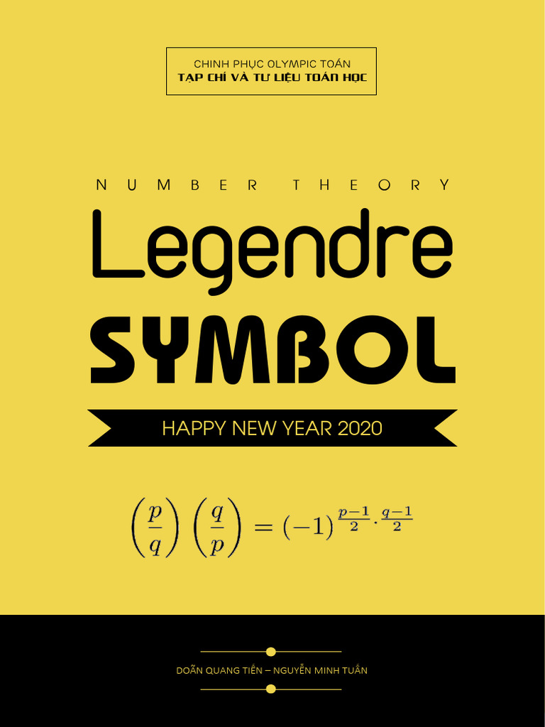 Legendre Symbol | PDF