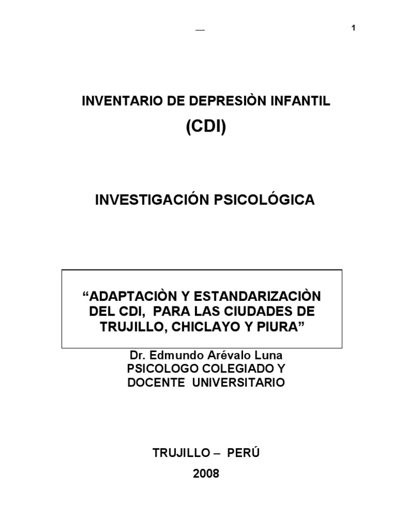 Manual Del Cdi | PDF