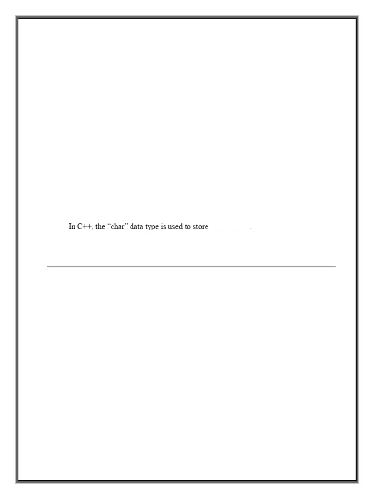 Mock Paper of Programming Fundamentals | PDF | Computer Programming ...