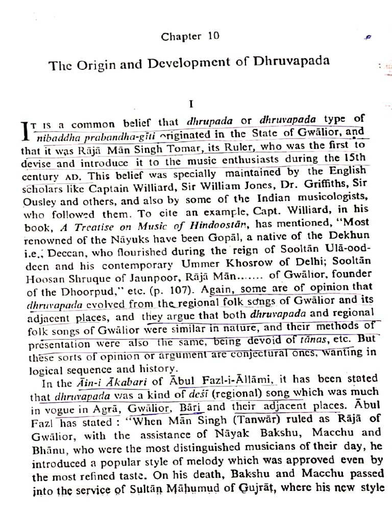 Dhrupad Indian Classical Music | PDF