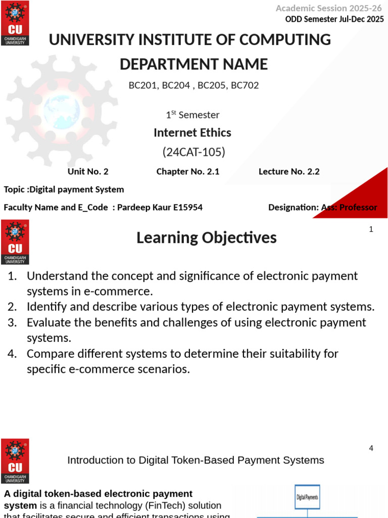 Digital Token-Based Payment Systems | PDF | Service Industries ...