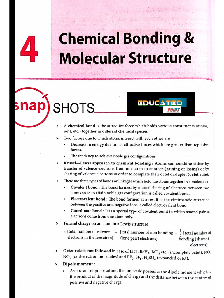Chemical Bonding | PDF