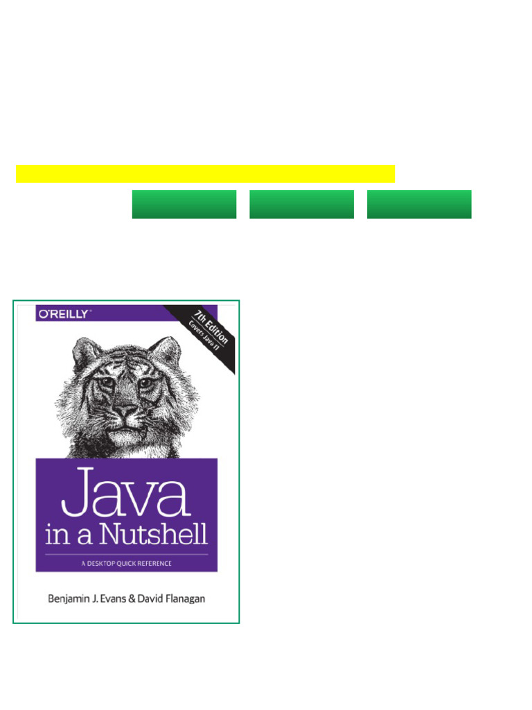 (Ebook) Java in a Nutshell - A Desktop Quick Reference by Benjamin J ...