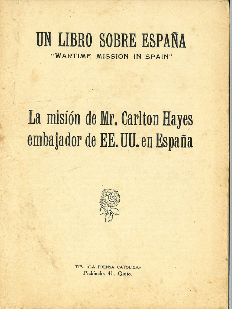Un Libro Sobre España | PDF