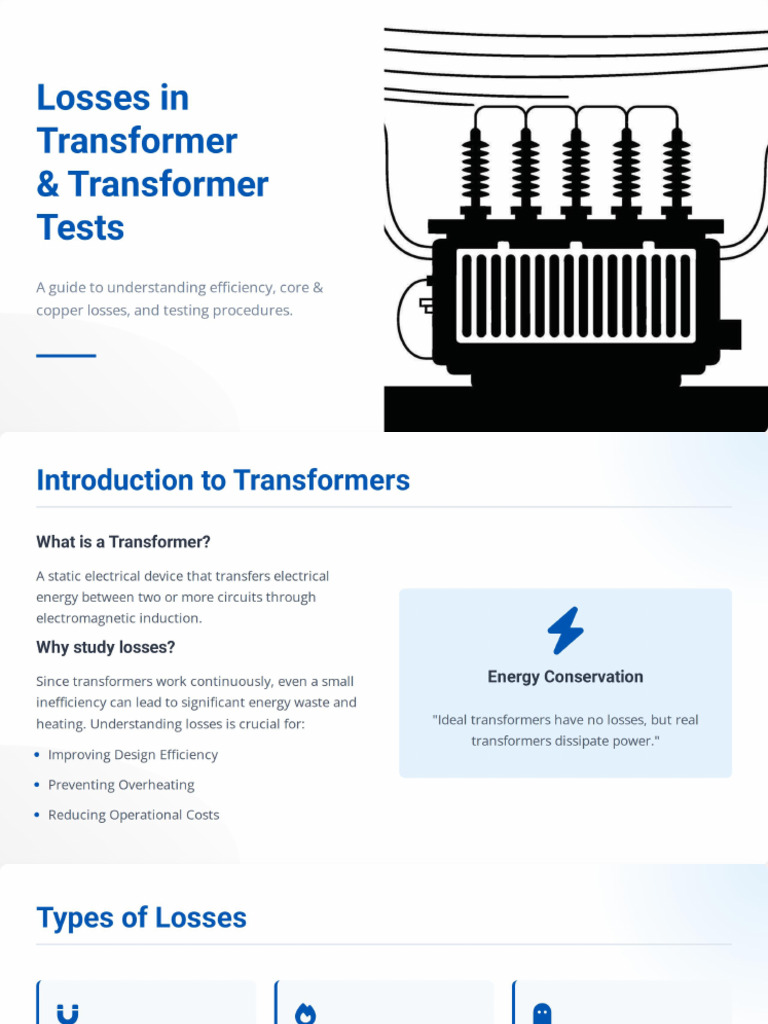Losses in Transformer and Testing | PDF