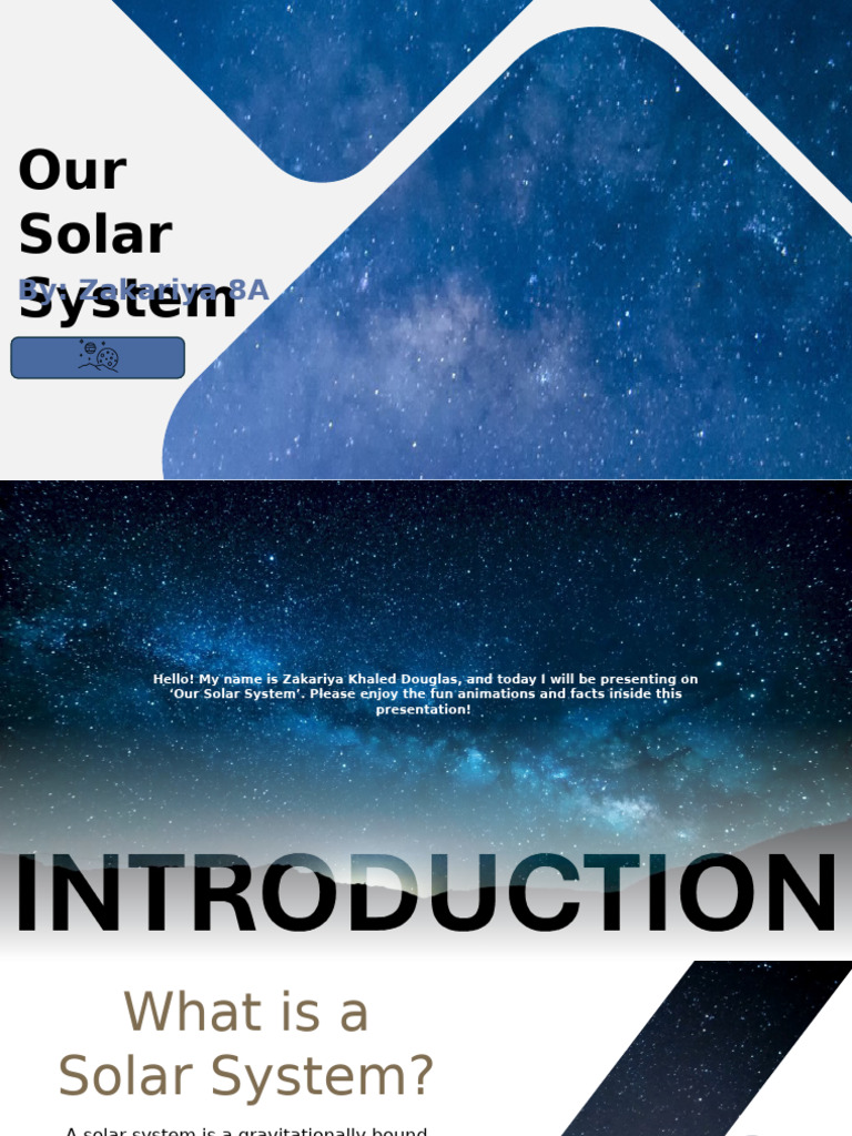 Our Solar System Zak.d | PDF | Planets | Saturn