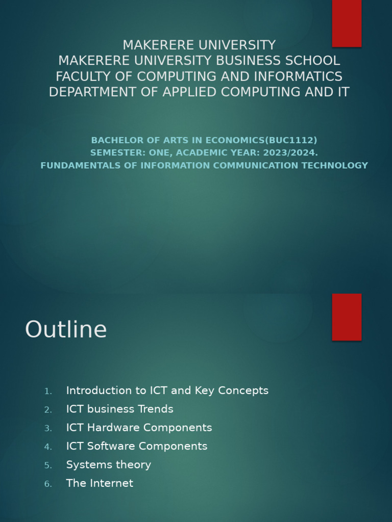 ICT 1-Topic 1-Introduction To ICT | PDF | Information And ...