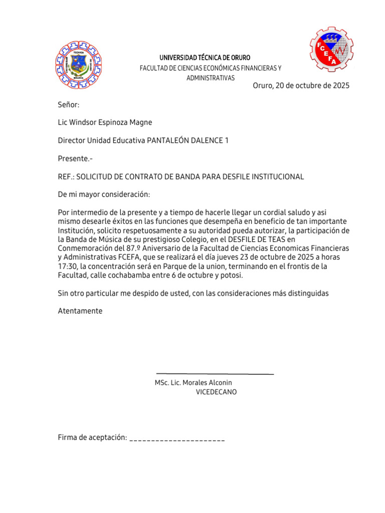 Invitaciones Banda | PDF