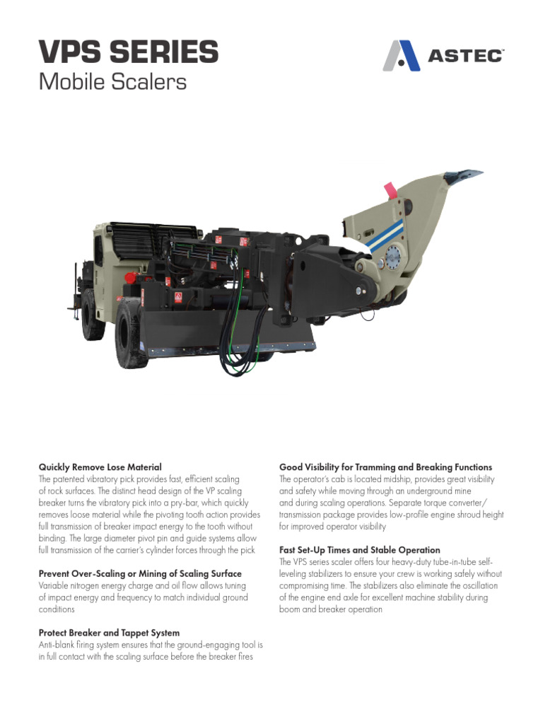 Vps Mobile Scaler Spec Sheet English | PDF | Mechanical Engineering