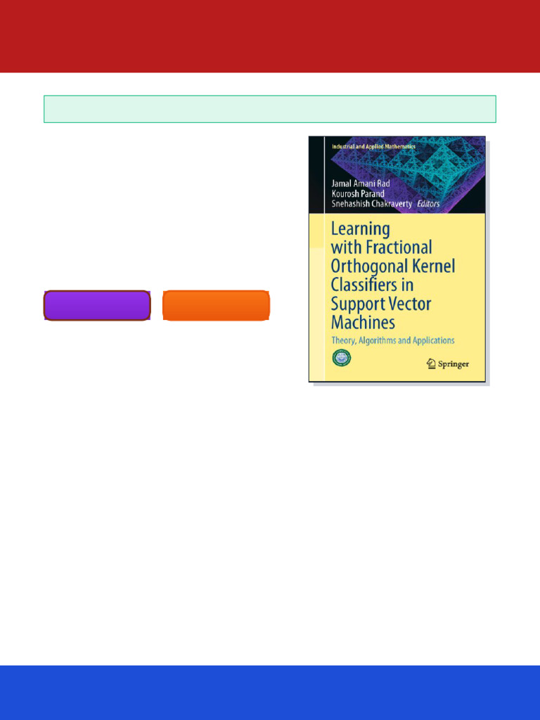 Learning with Fractional Orthogonal Kernel Classifiers in Support ...