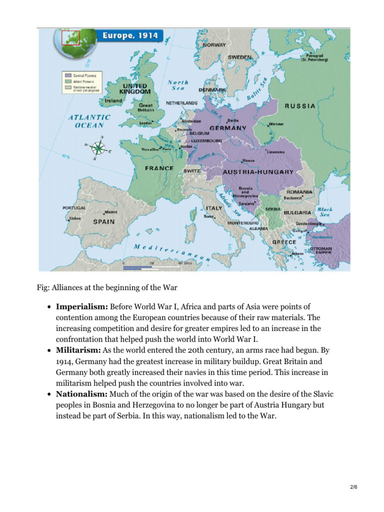 World War I 1 | PDF