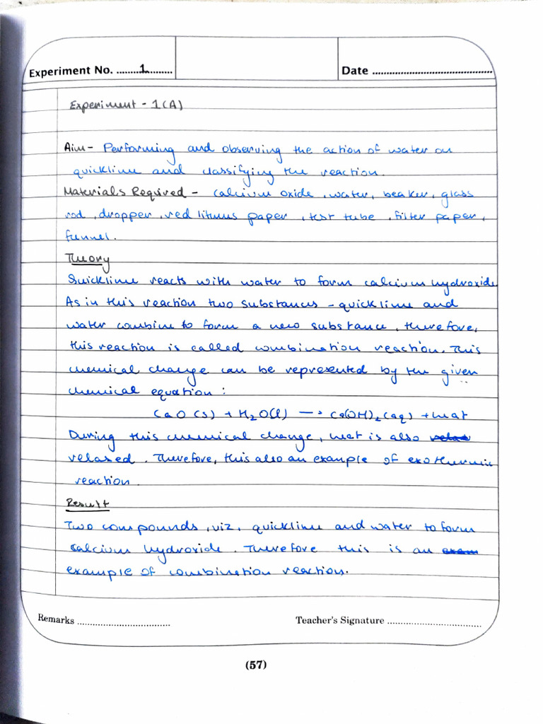Chem Practical File Pdf