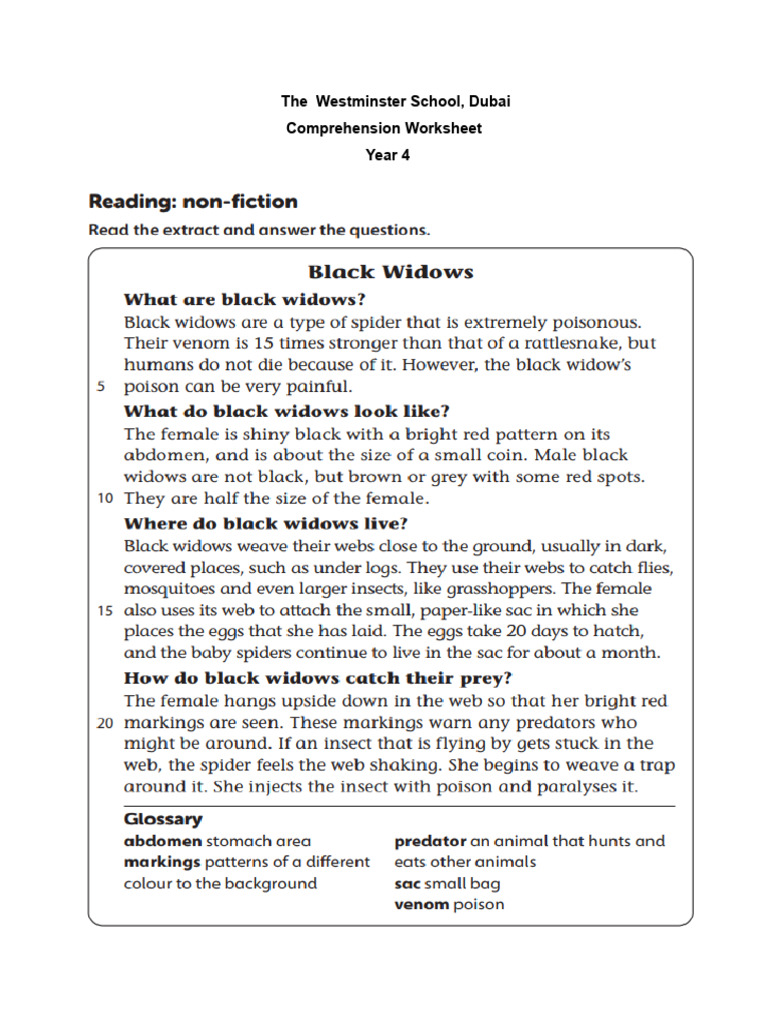 Unit 2 - Reading Comprehension | PDF