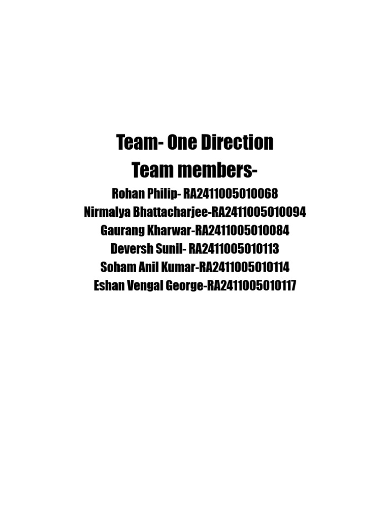 Team One Direction | PDF