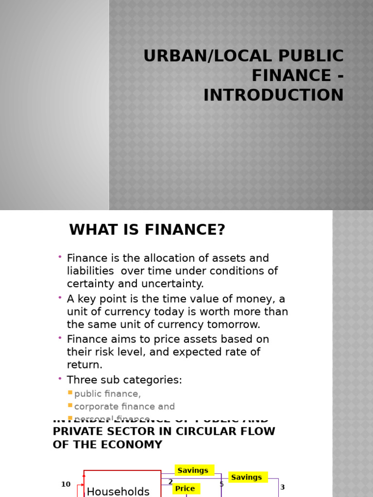Urban Public Finance | PDF | Public Finance | Public Good