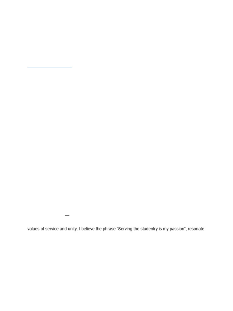 Application Letter for USM-SPFO | PDF