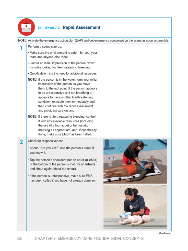 Rapid Assessment in Emergency Care | PDF | Cardiopulmonary ...