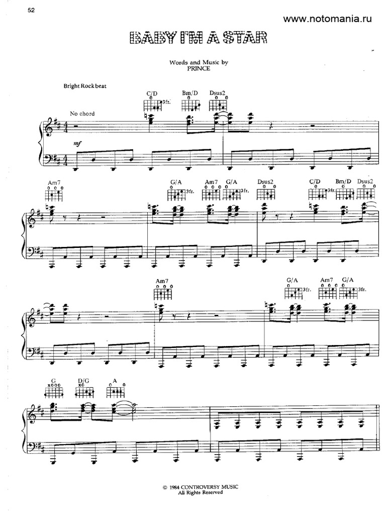 Notomania Ru-Baby Im A Star | PDF