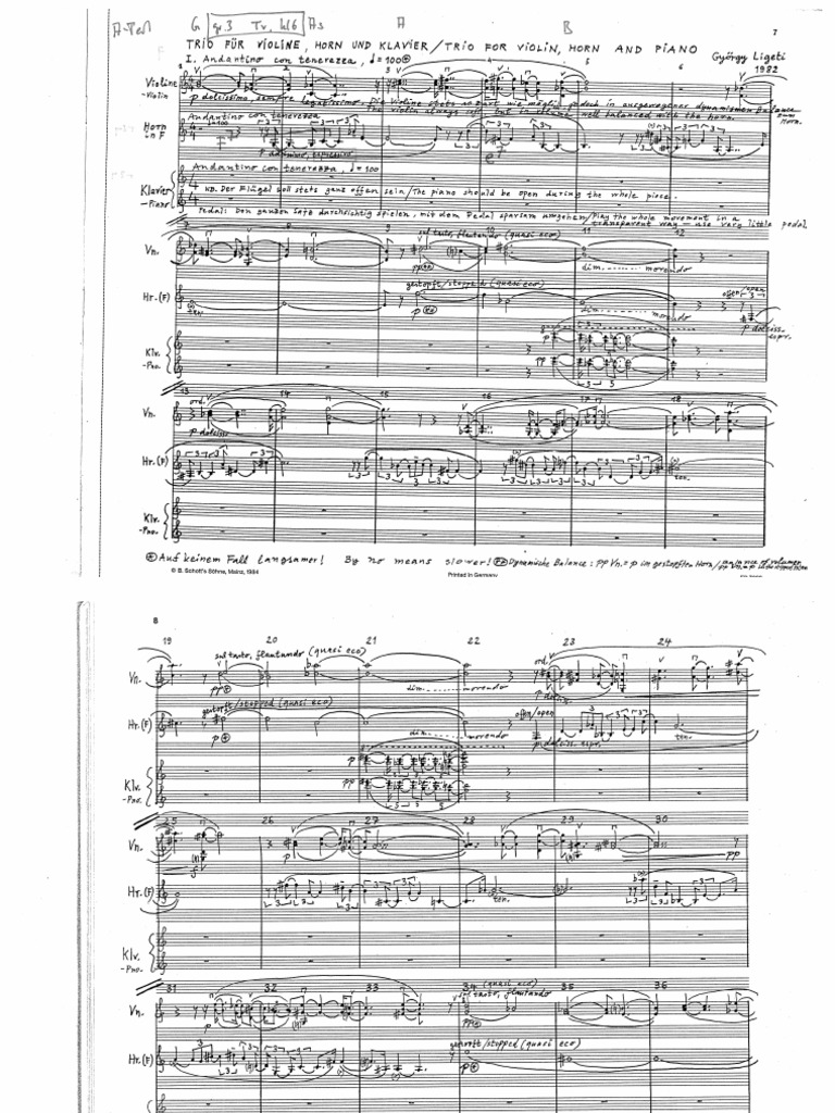 Horn Trio | PDF